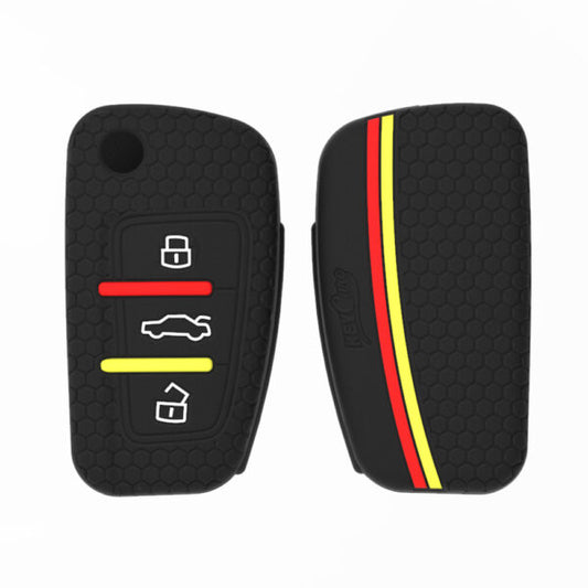 Car Key Cover for Audi 3 Button Flip Key – Keycept