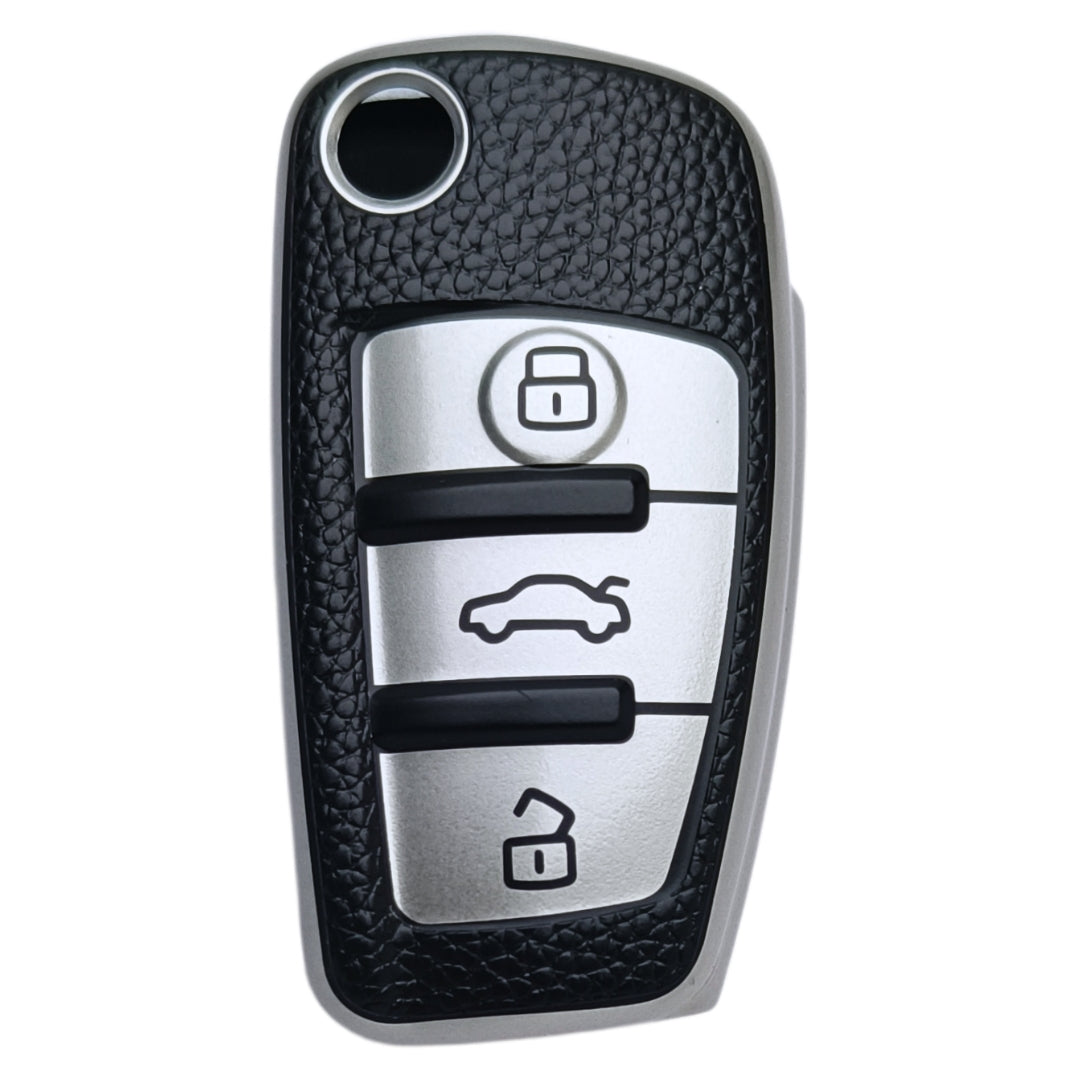 Car Key Cover for Audi 3 Button Flip Key – Keycept