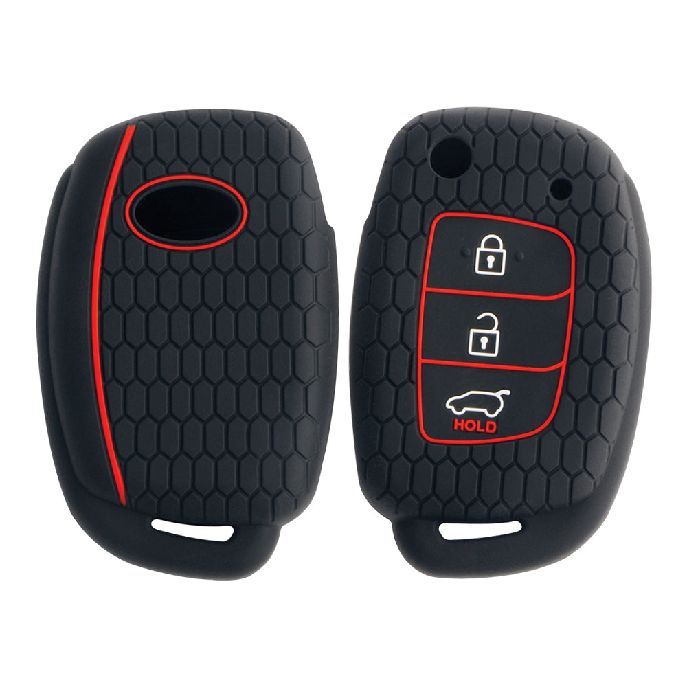 Car Key Cover for Hyundai 3 Button Flip Key Creta Flat Blade – Keycept