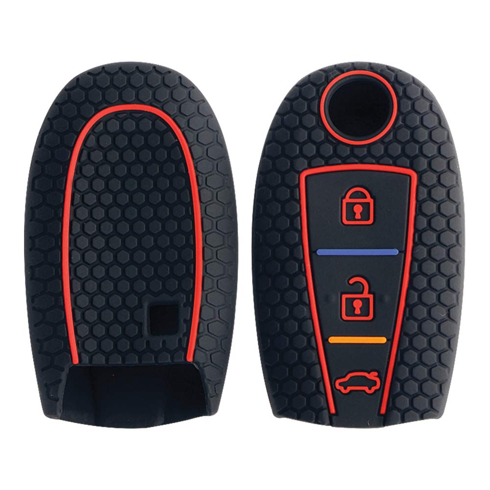 Maruti Suzuki Silicone 3 Smart Key Cover for Ciaz | Baleno | Ignis | S ...