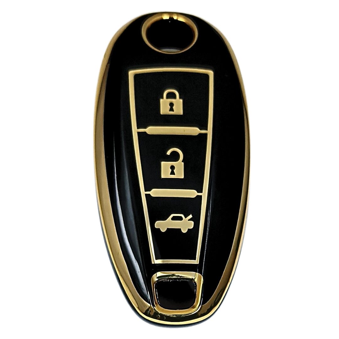 Car Key Cover for Suzuki 3 Button Smart Key Round – Keycept