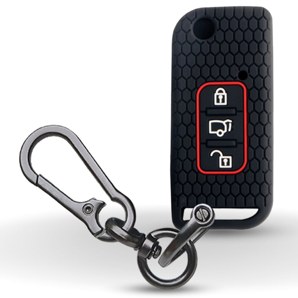 Silicone Key Cover for Mahindra XUV500 | Scorpio flip Key with Keychain ...