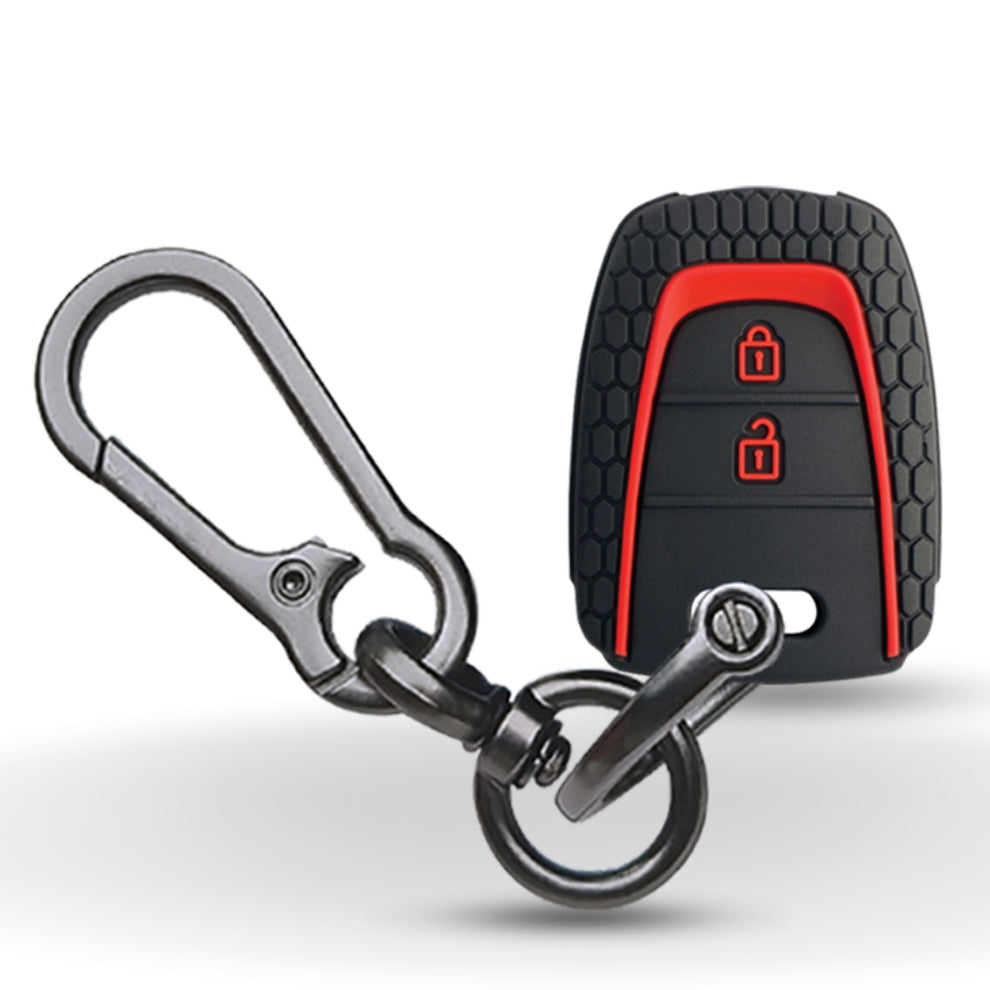 Silicone Key Cover for Hyundai Eon | Santro 2 Button Remote Key with ...