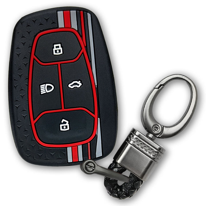 Car Key Cover for Tata 4 Button Smart Key for Nexon | Harrier | Safari ...