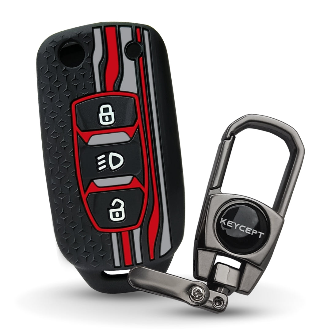 Car Key Cover for Tata 3 Button Flip Key – Keycept