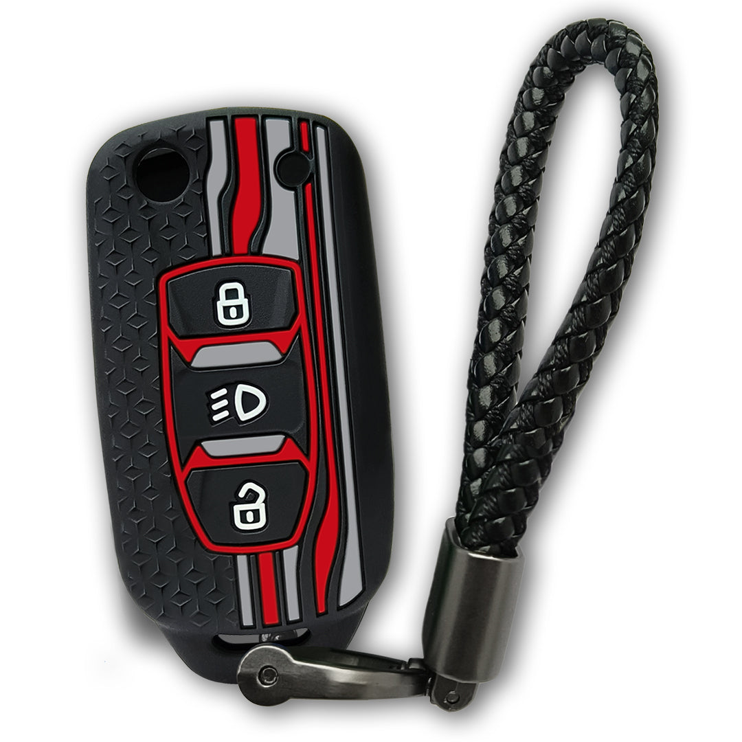 Car Key Cover for Tata 3 Button Flip Key – Keycept