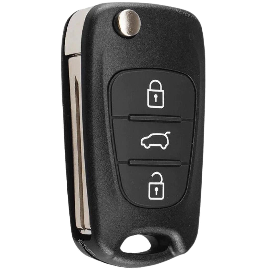 Car Key Cover for Hyundai 3 Button Flip i20 old – Keycept