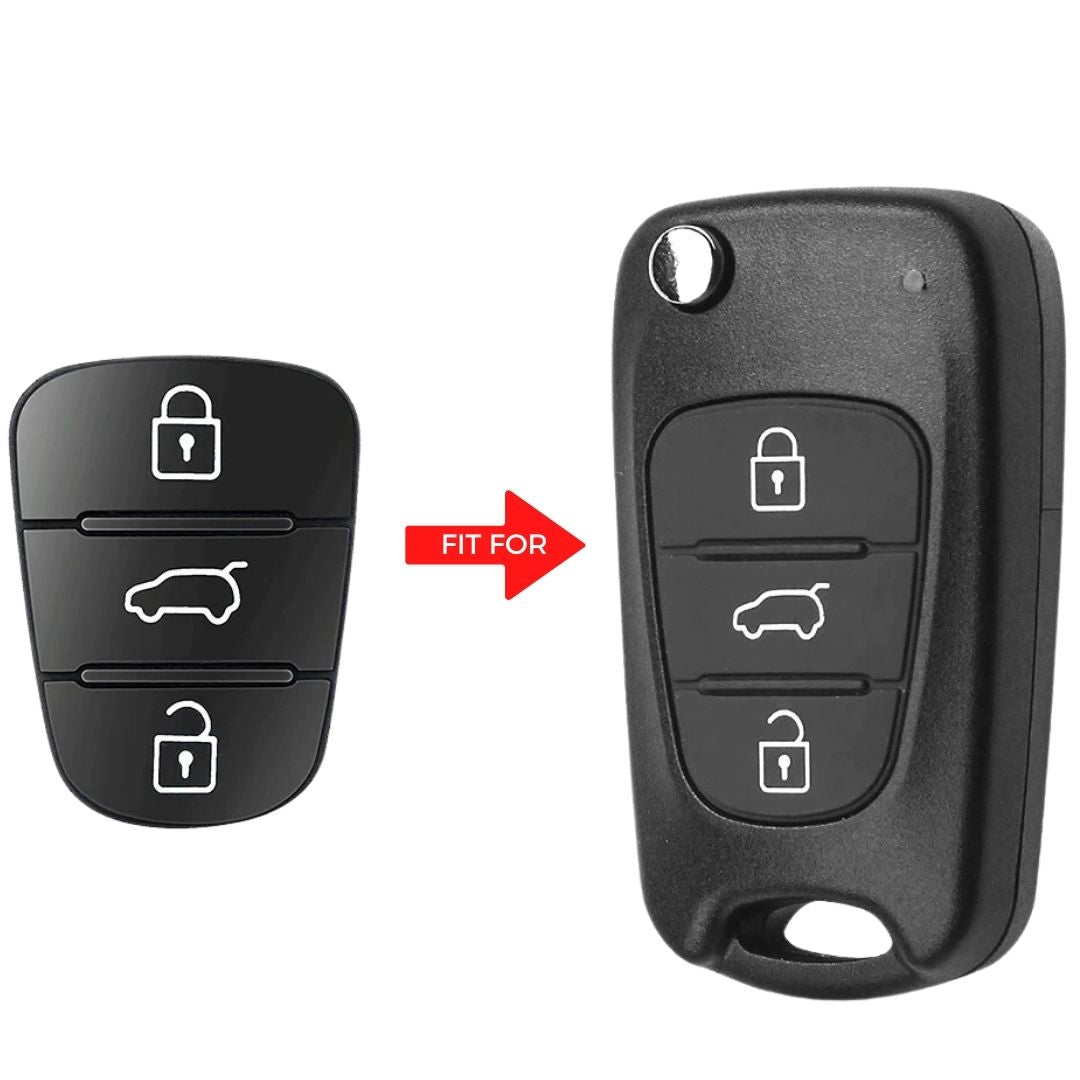 Car Key Cover for Hyundai 3 Button Flip i20 old – Keycept