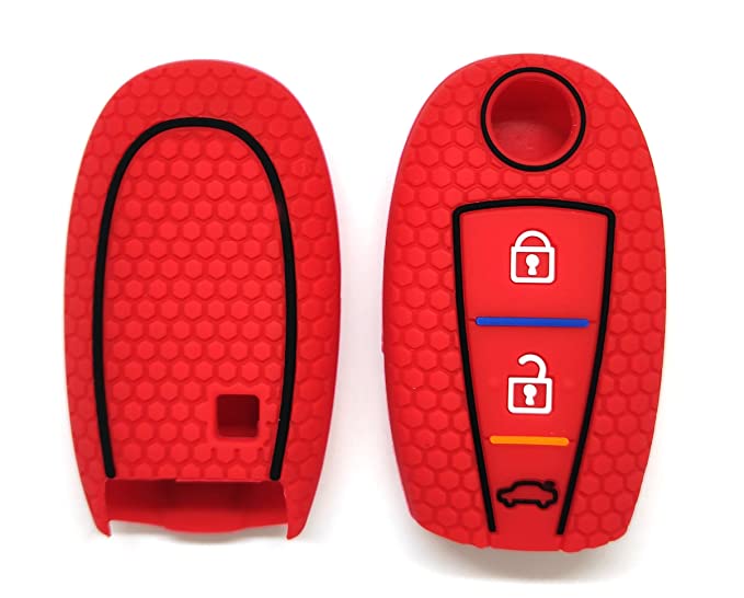 Maruti Suzuki Silicone 3 Smart Key Cover for Ciaz | Baleno | Ignis | S ...